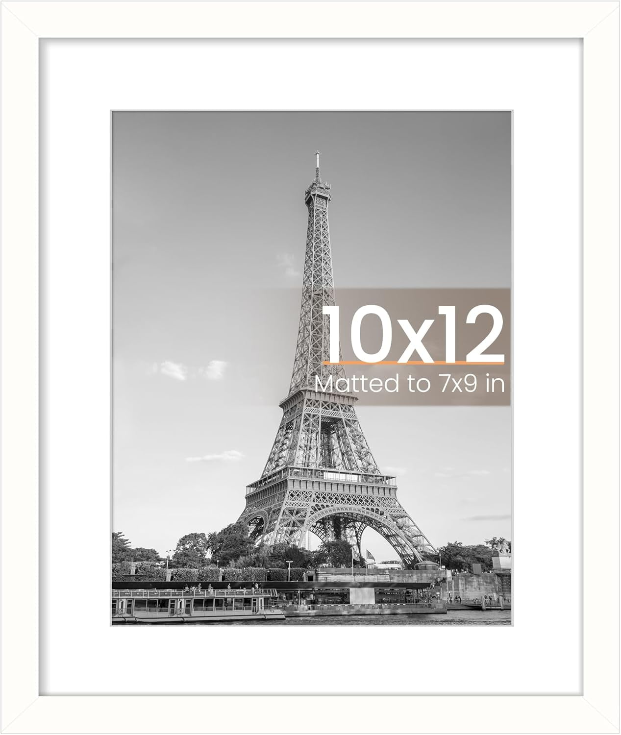 COEQWD-10x12 Picture Frame, Display Pictures 7x9 with Mat or 10 x 12 ...