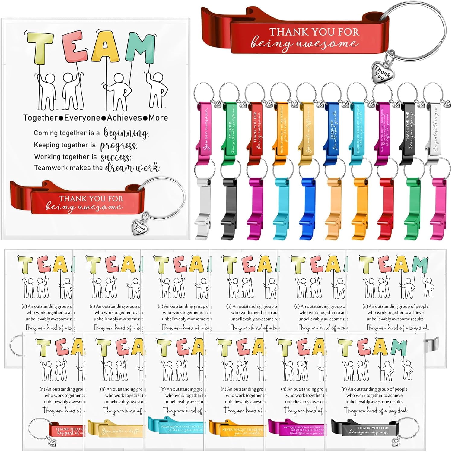 COEQWD-30 Sets Team Employees Appreciation Gifts Motivational Colored ...
