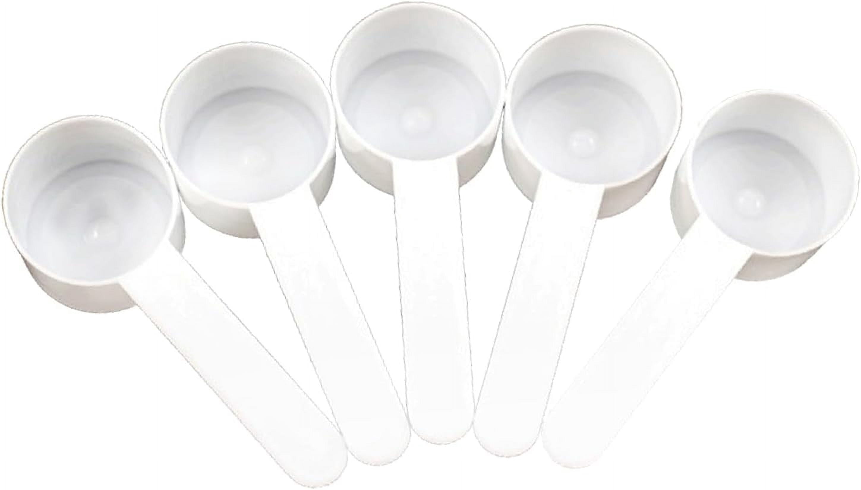 COEQWD-5 PCS 10 Gram Spoon Measuring Scoop Teaspoon Laundry Detergent ...
