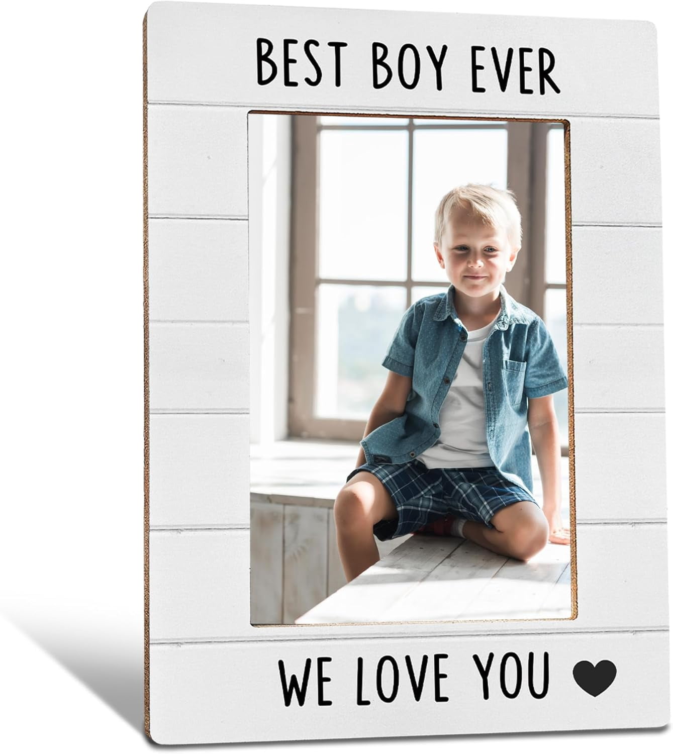 COEQWD-Boy Picture Frames, Son Gifts from Mom and Dad, Best Boy Ever We ...