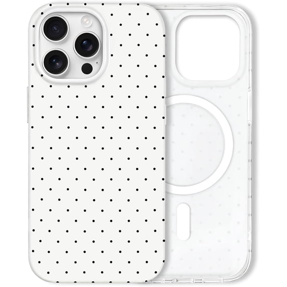 COEQWD-for iPhone 13 Pro Max Case Cute Polka Dot Aesthetic Design ...