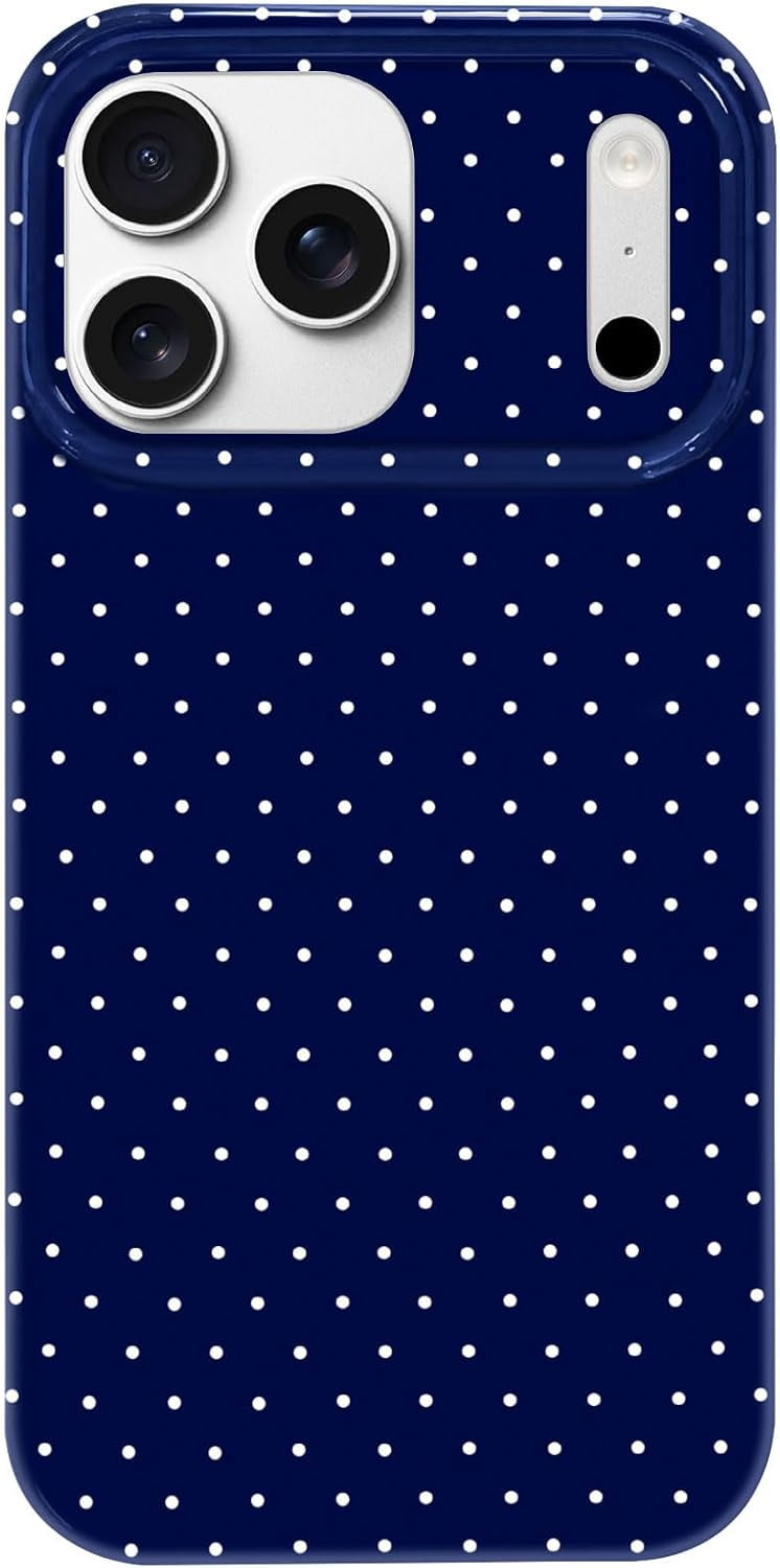 COEQWD-for iPhone 17 Pro Max Case Cute Polka Dot Aesthetic Design ...