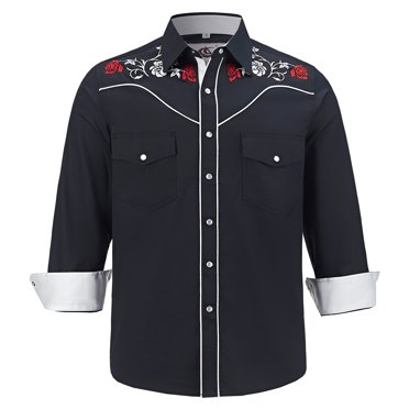 Tiger Hill Men's Texas Flag Twill Shirt Long Sleeves - Walmart.com
