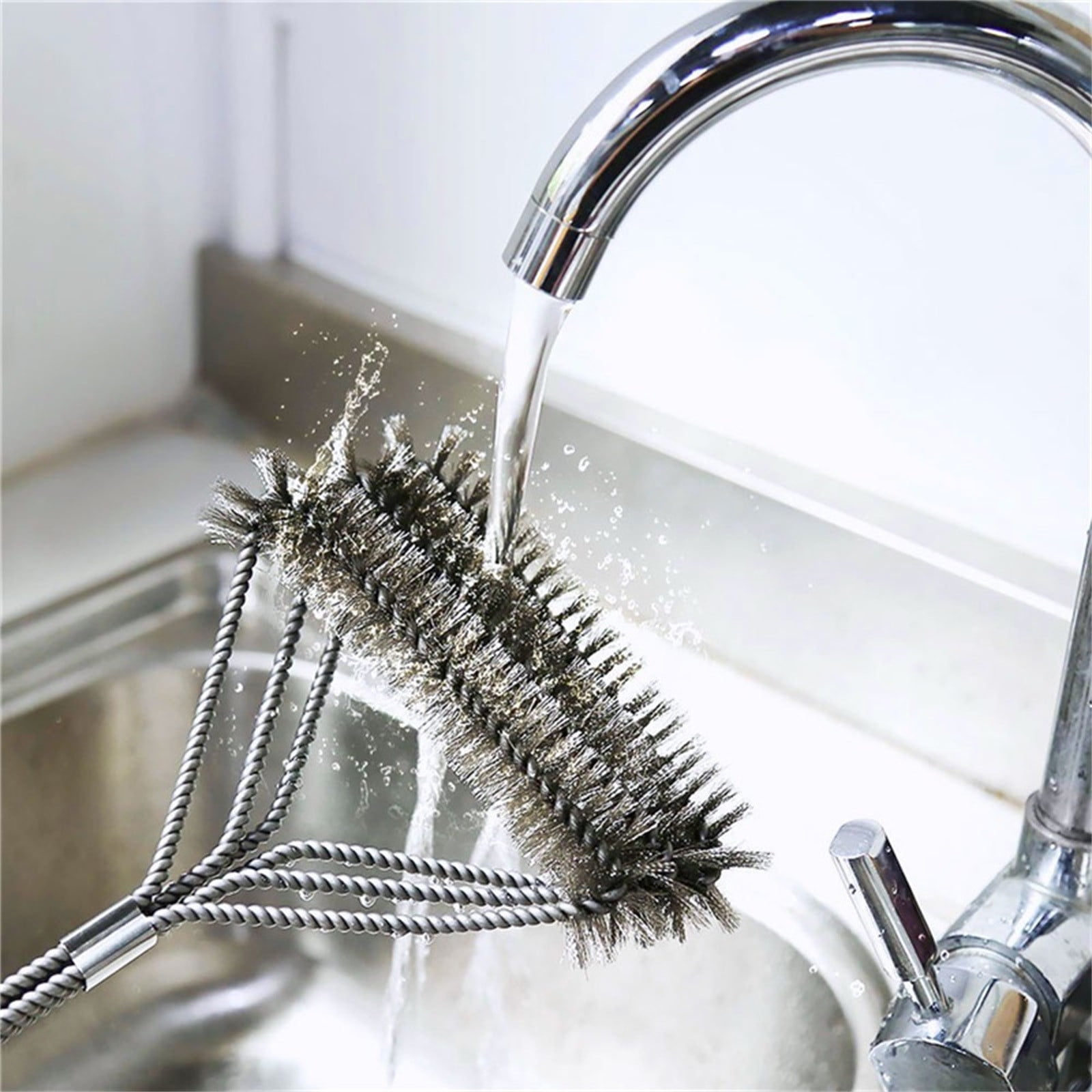 COFEST BBQ Grill Brush – 18” Barbecue Cleaning Brush, Stainless Steel ...