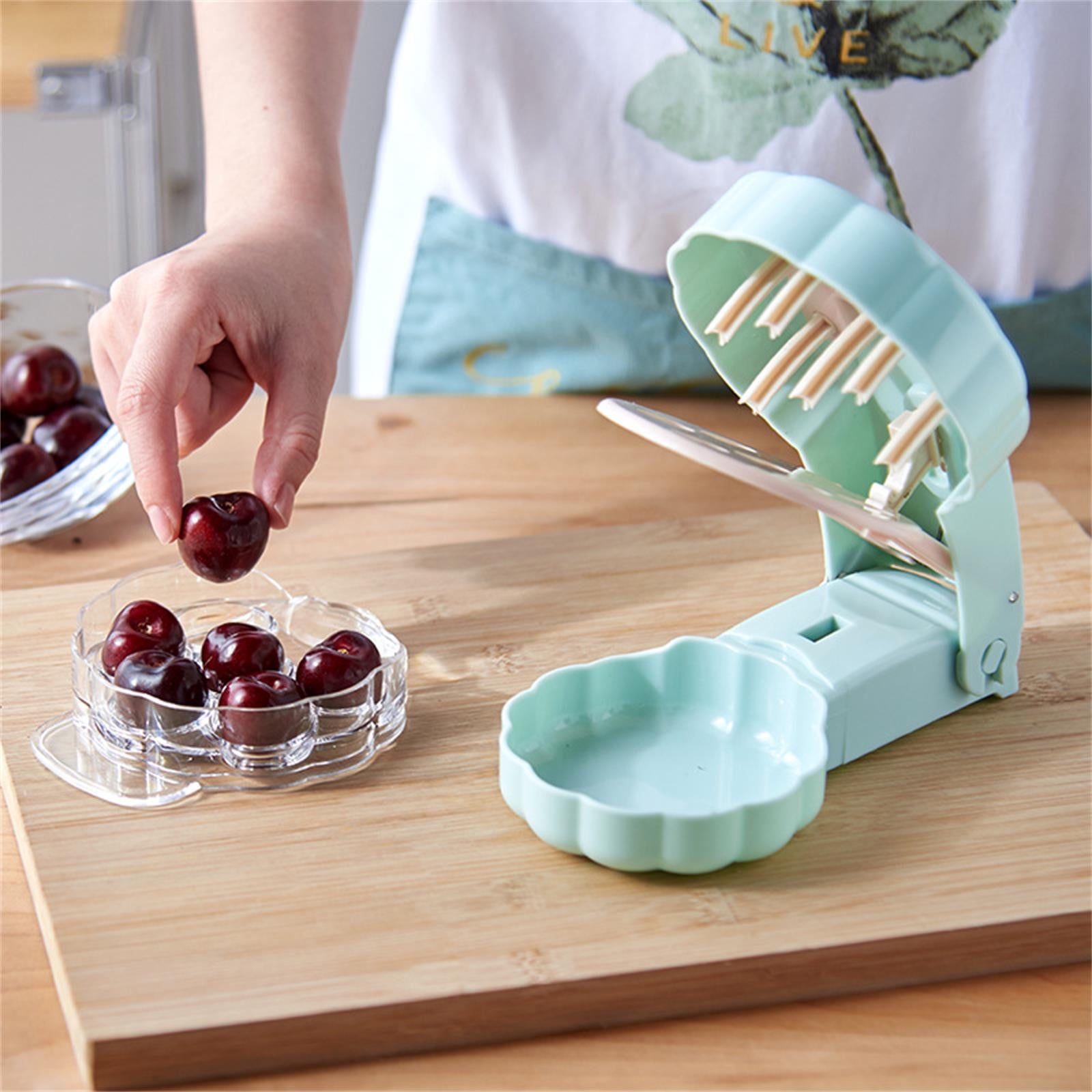 COFEST Cherry Pitter Tool for 6 Fruits, Multifunctional Fruit Pit ...