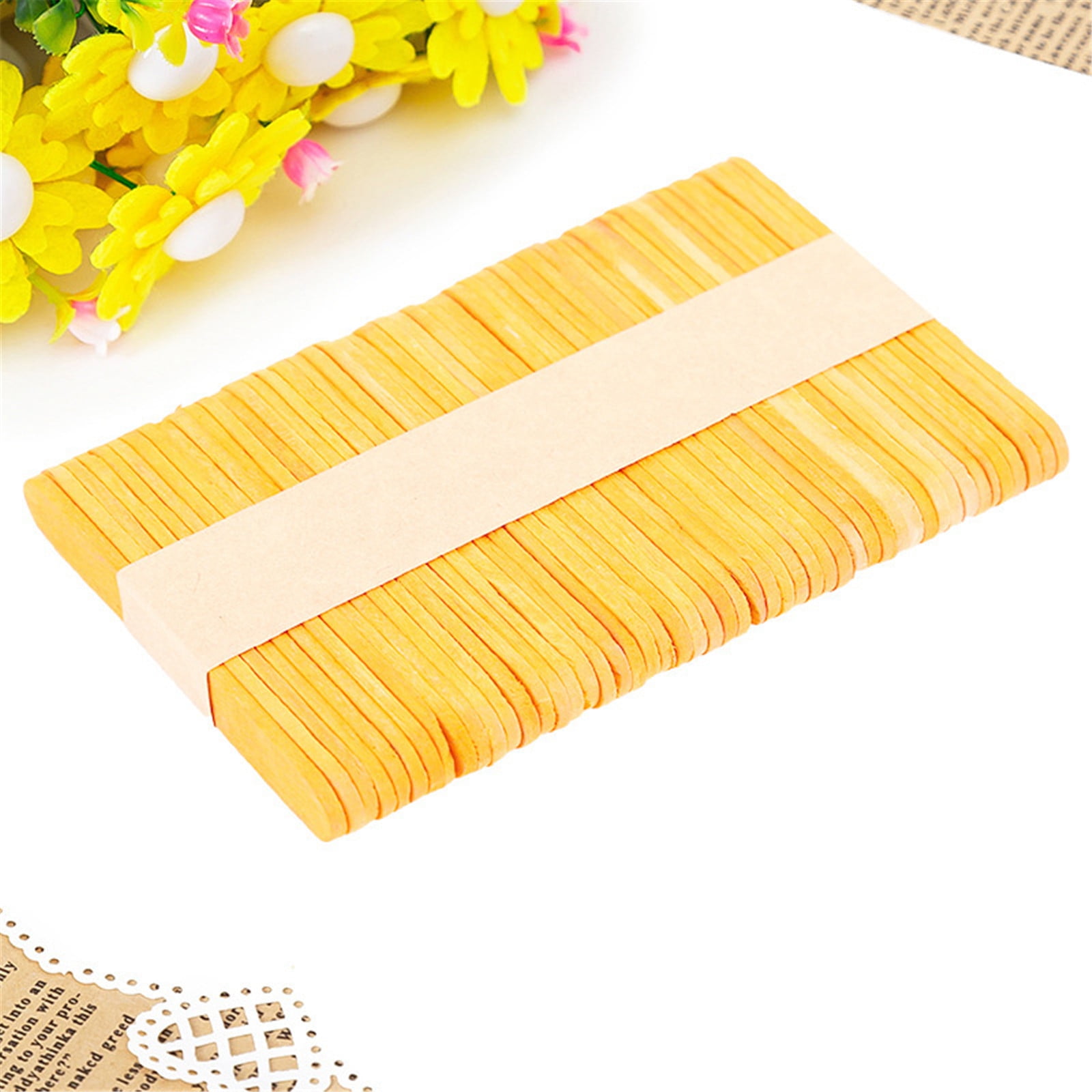 COFEST Colored Popsicle Sticks,Colored Craft Sticks,Colorful Popsicle ...