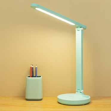 Elegant Designs Mini Modern Bankers Desk Lamp with Touch Dimmer Control ...