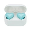 Love Headphones Heart-Shaped Bluetooth Headset Girl Heart in-Ear True ...
