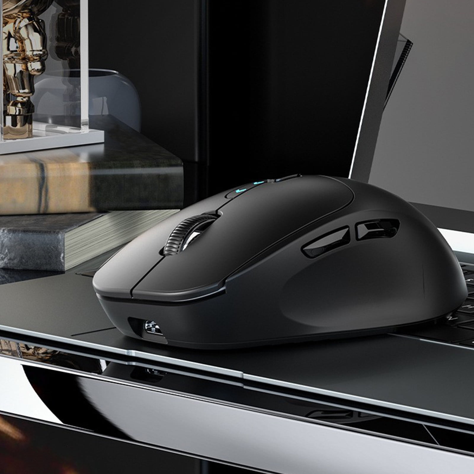 COFEST Ergonomic Silent Rechargeable Mouse with Visible Battery ...