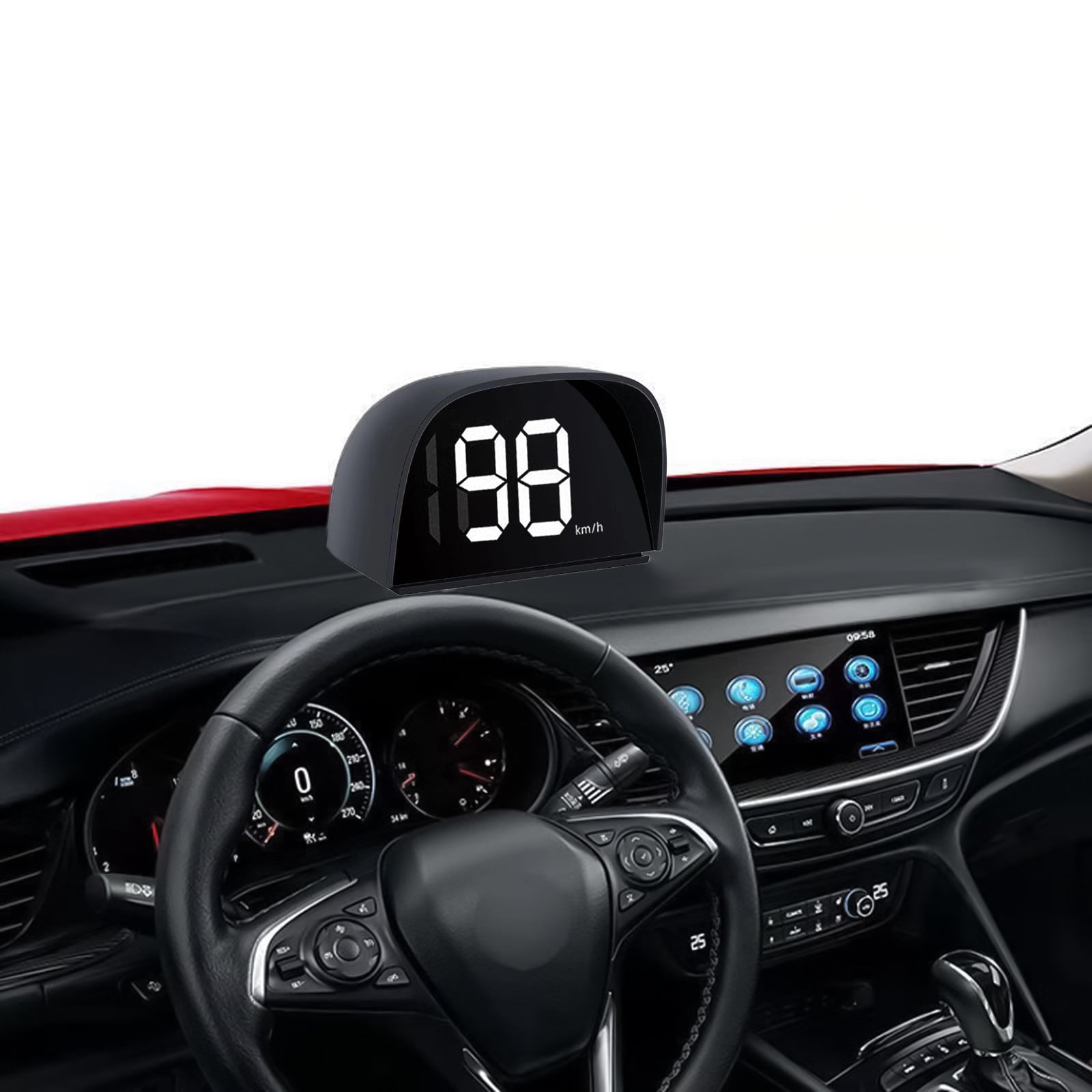 COFEST HUD Up Display Universal Vehicle Speedometer Display Speed with ...