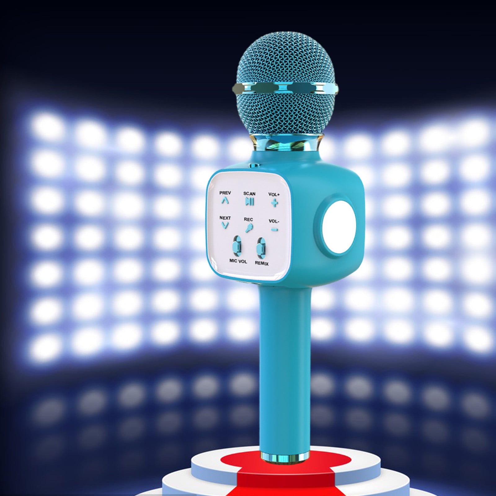 COFEST Intelligent Al Voice Controlled Karaoke Microphone with ...
