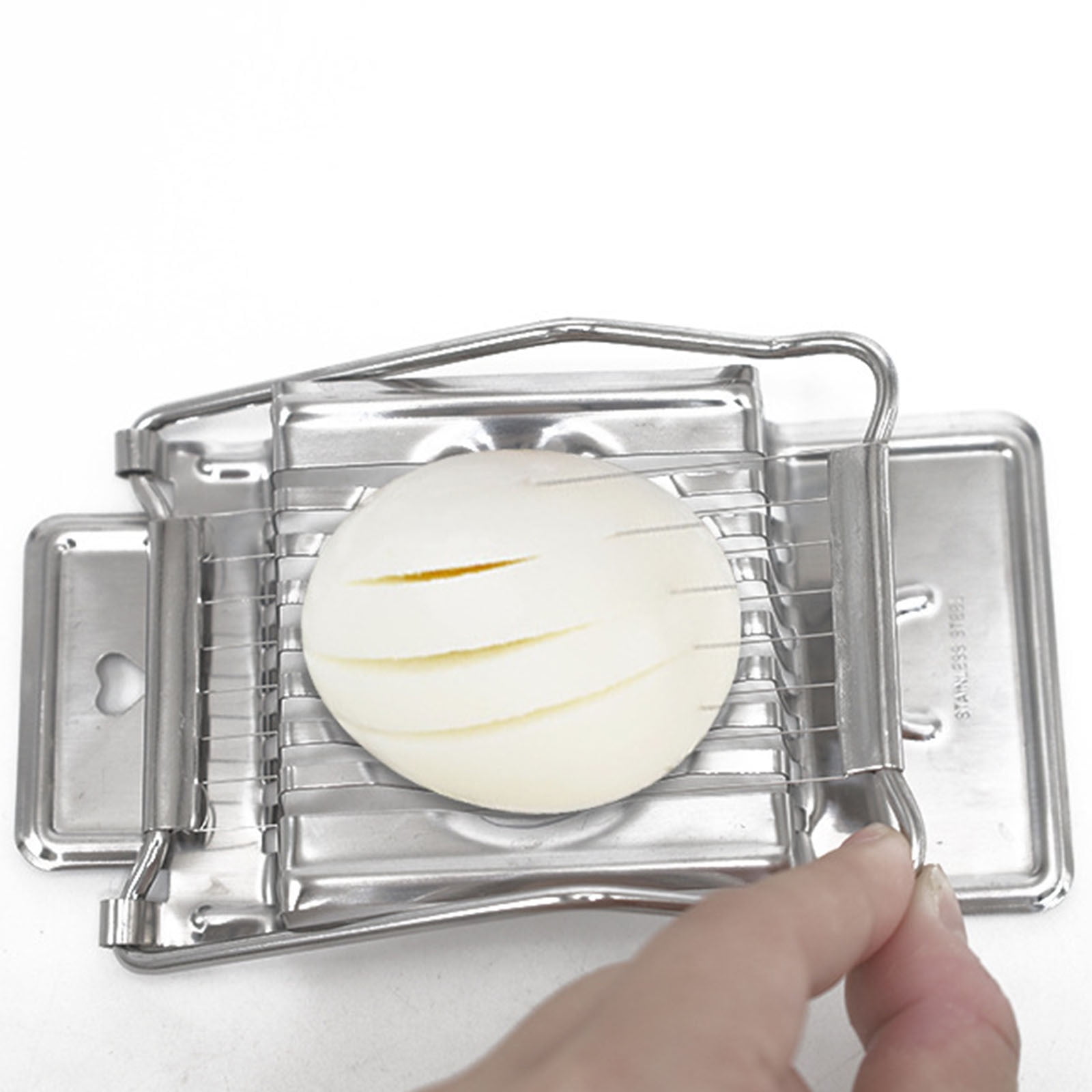 COFEST Kitchen Restaurant Egg Slicer, Multipurpose Stainless Steel ...