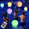 16inch LED Beach Ball 16 Colors Changing Light Up Pool Ball> G1W7 ...