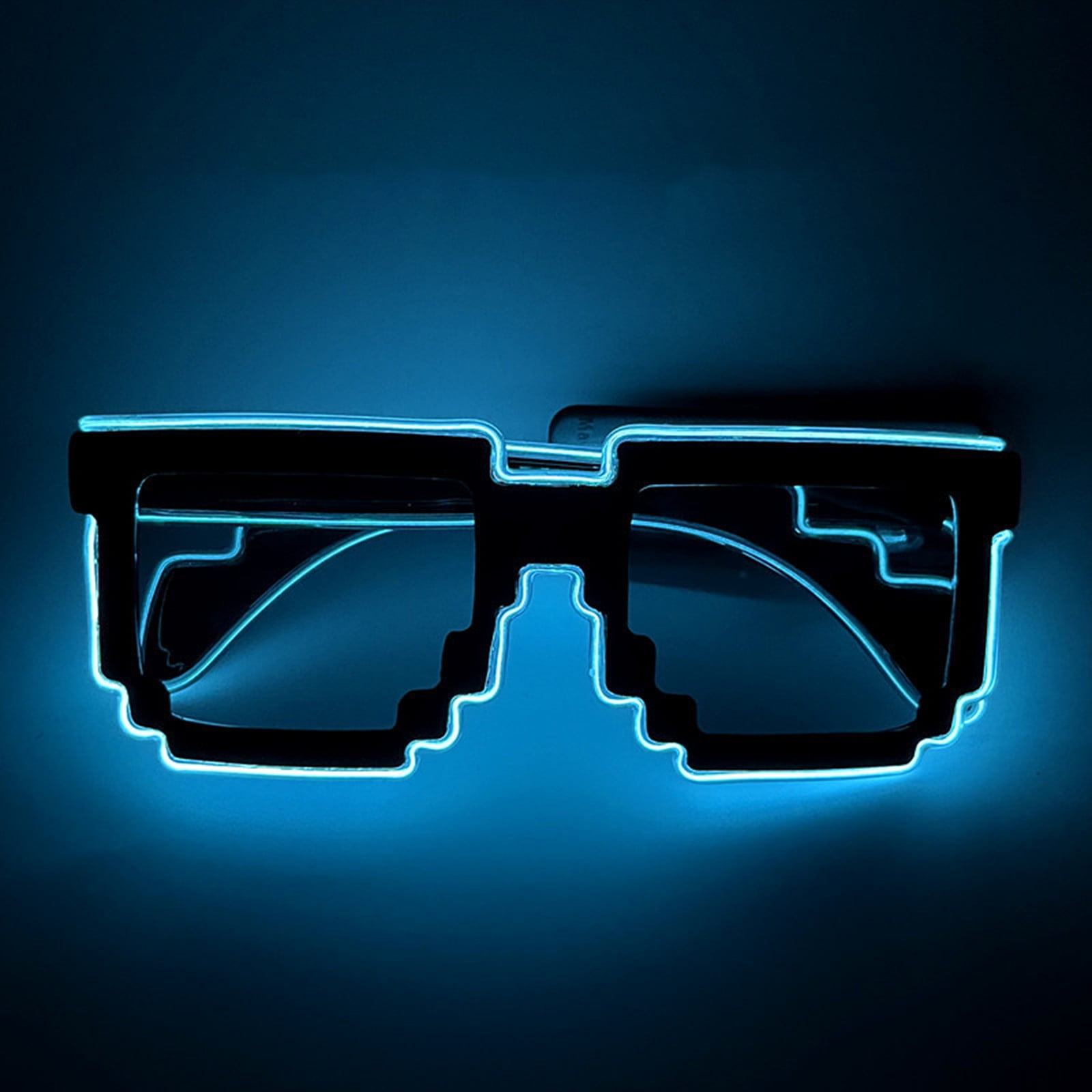 COFEST LED Meme Sunglasses, Cool Style Luminous Glasses, Funny Thug ...