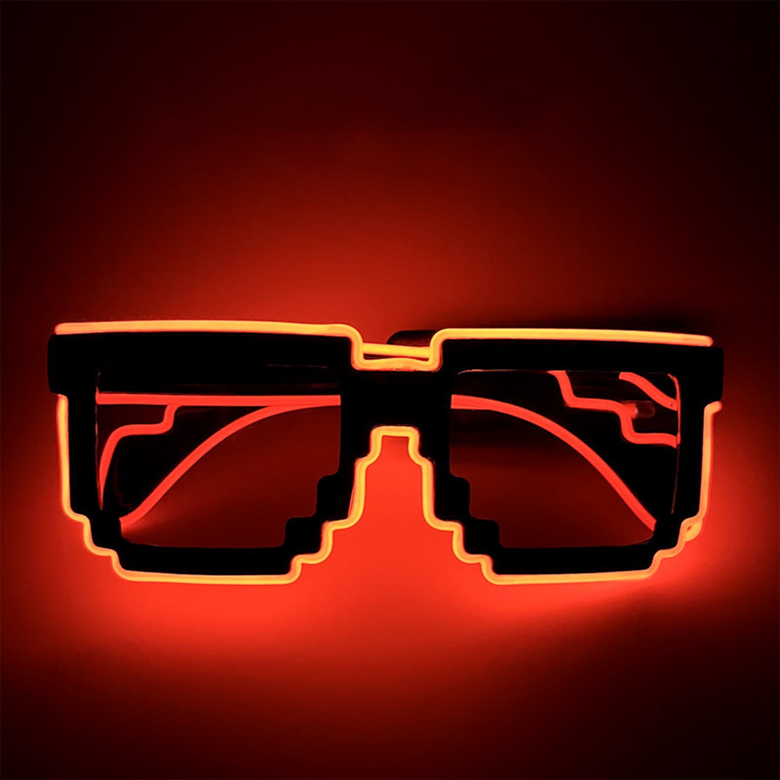 COFEST LED Meme Sunglasses, Cool Style Luminous Glasses, Funny Thug ...