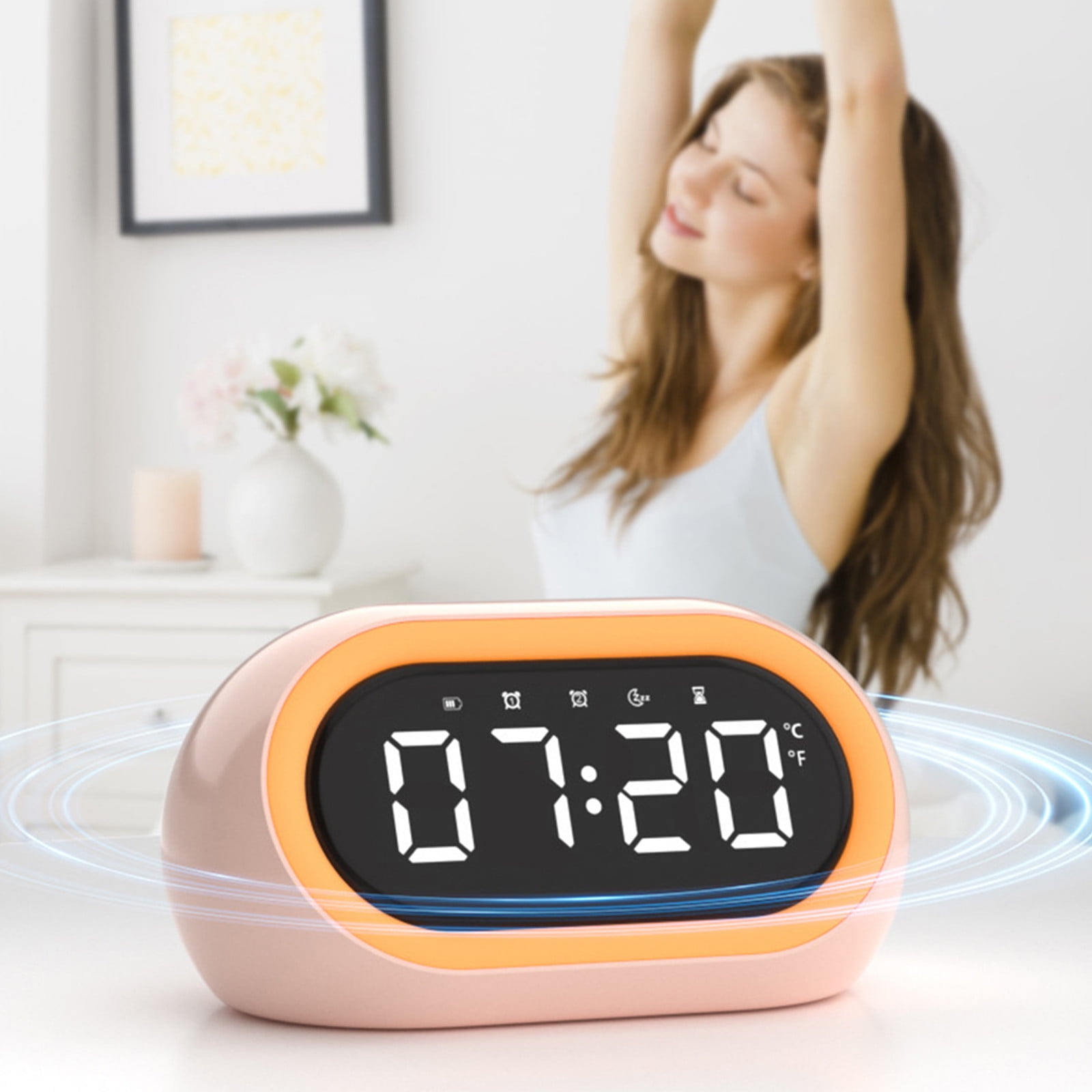 COFEST New Alarm Clock and Multifunctional Mini Alarm Clock ...
