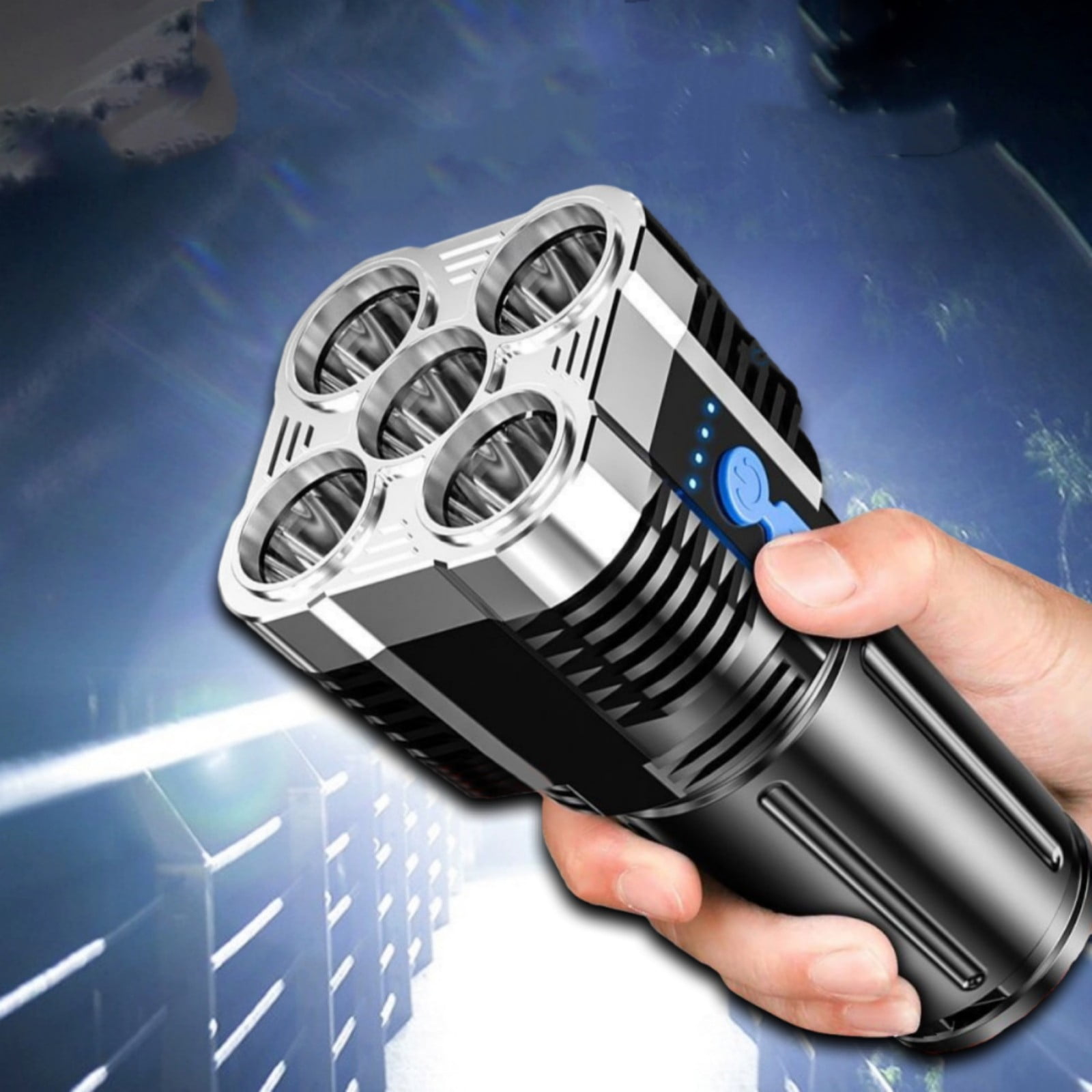 COFEST Nine Lights In One Brightest Outdoor Flashlight 1000 Lumens, LED ...