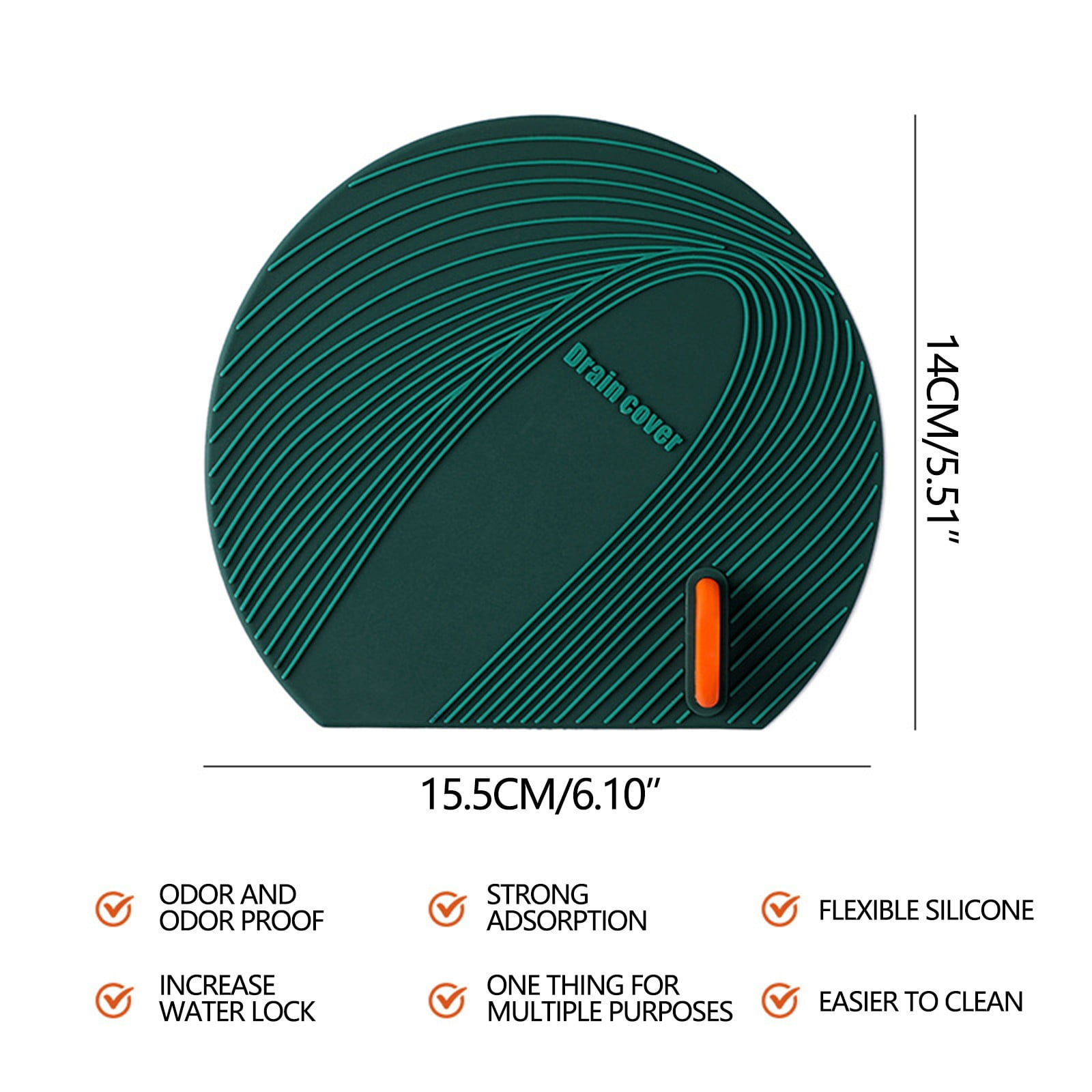 COFEST Silicone Floor Cover,New Tub Floor Plug,Stoppers Shower,Silicone ...