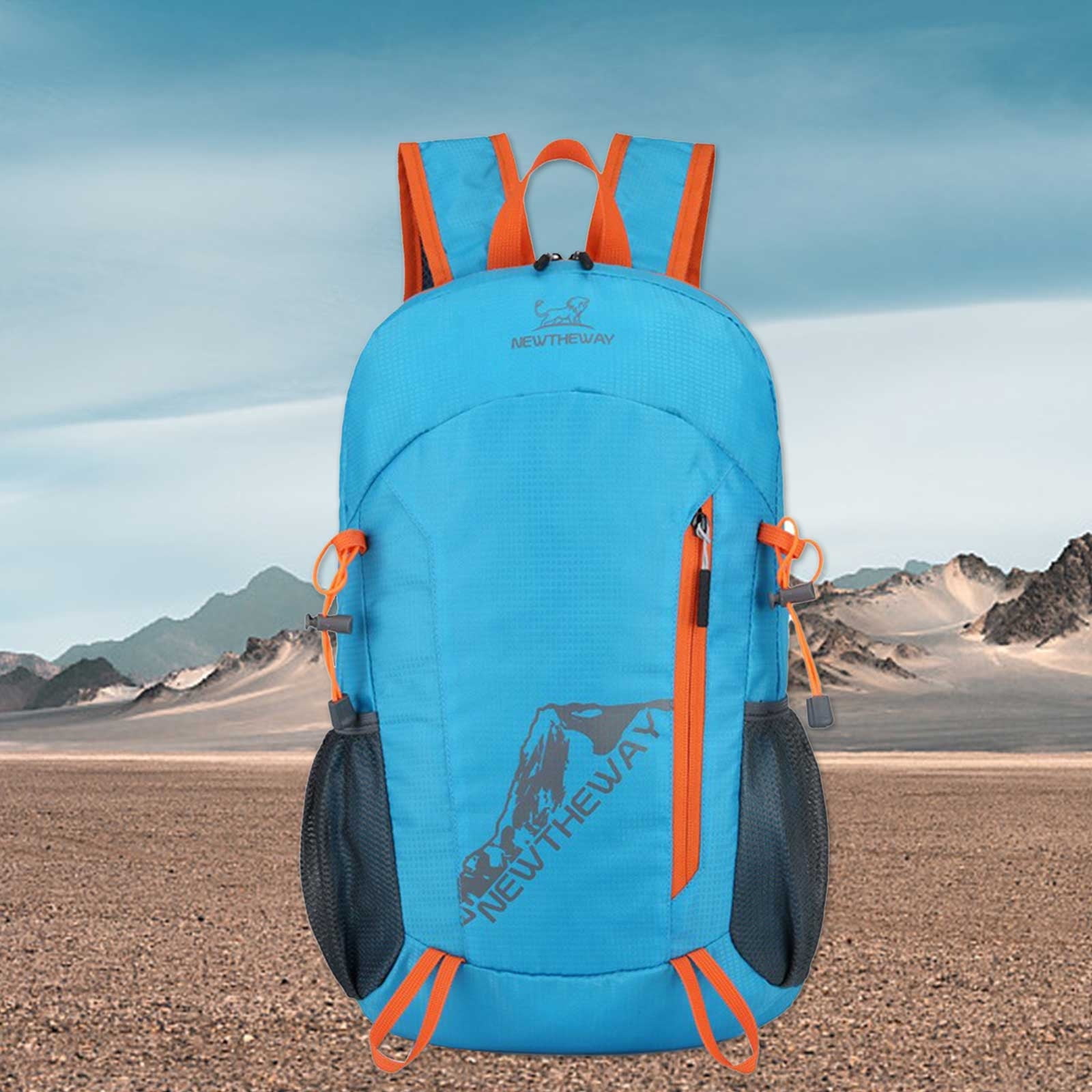 COFEST Sports Lightweight Foldable Hiking Backpack, Blue Grey - Walmart.com