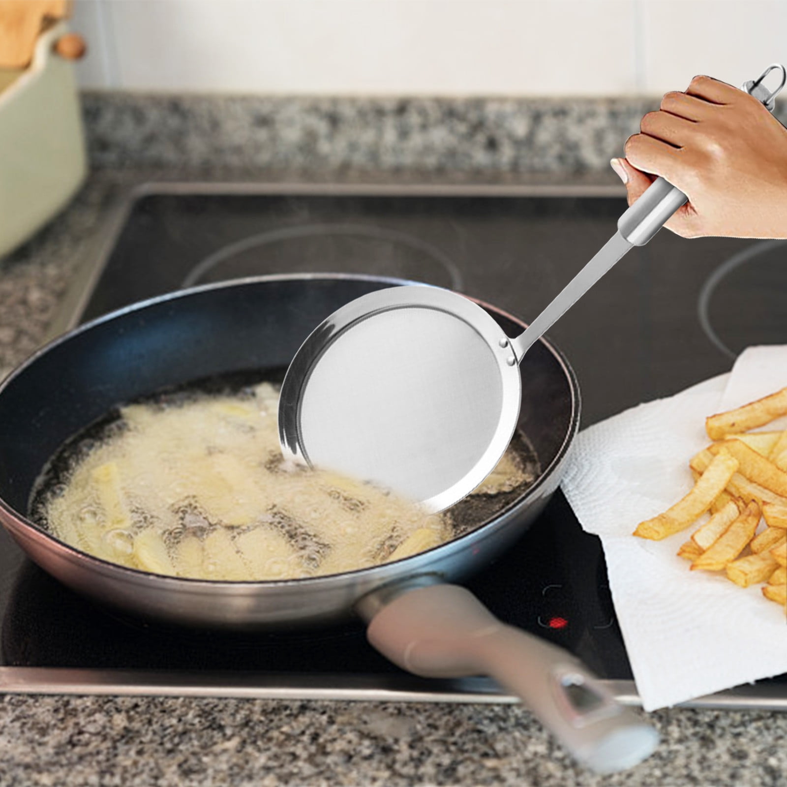 COFEST Stainless Steel Filter Screen with Insulated Handle and Hook ...