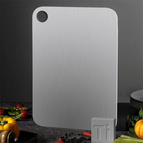 COFEST Stainless Steel Kitchen Chopping Board: Durable, Easy-to-Clean ...