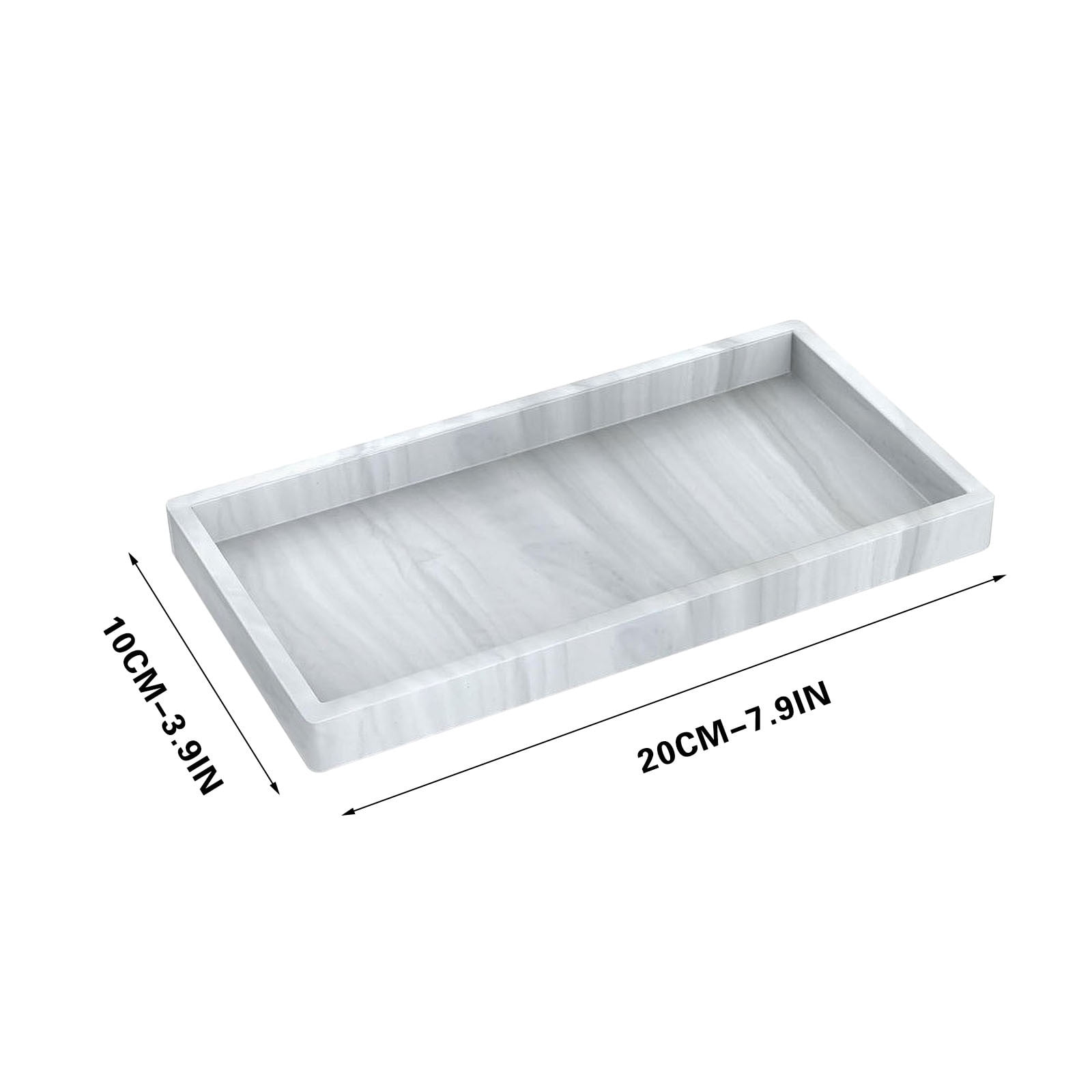 COFEST Storage Trunks & Bag,Bathroom Counter Tray Silicone Vanity Tray ...