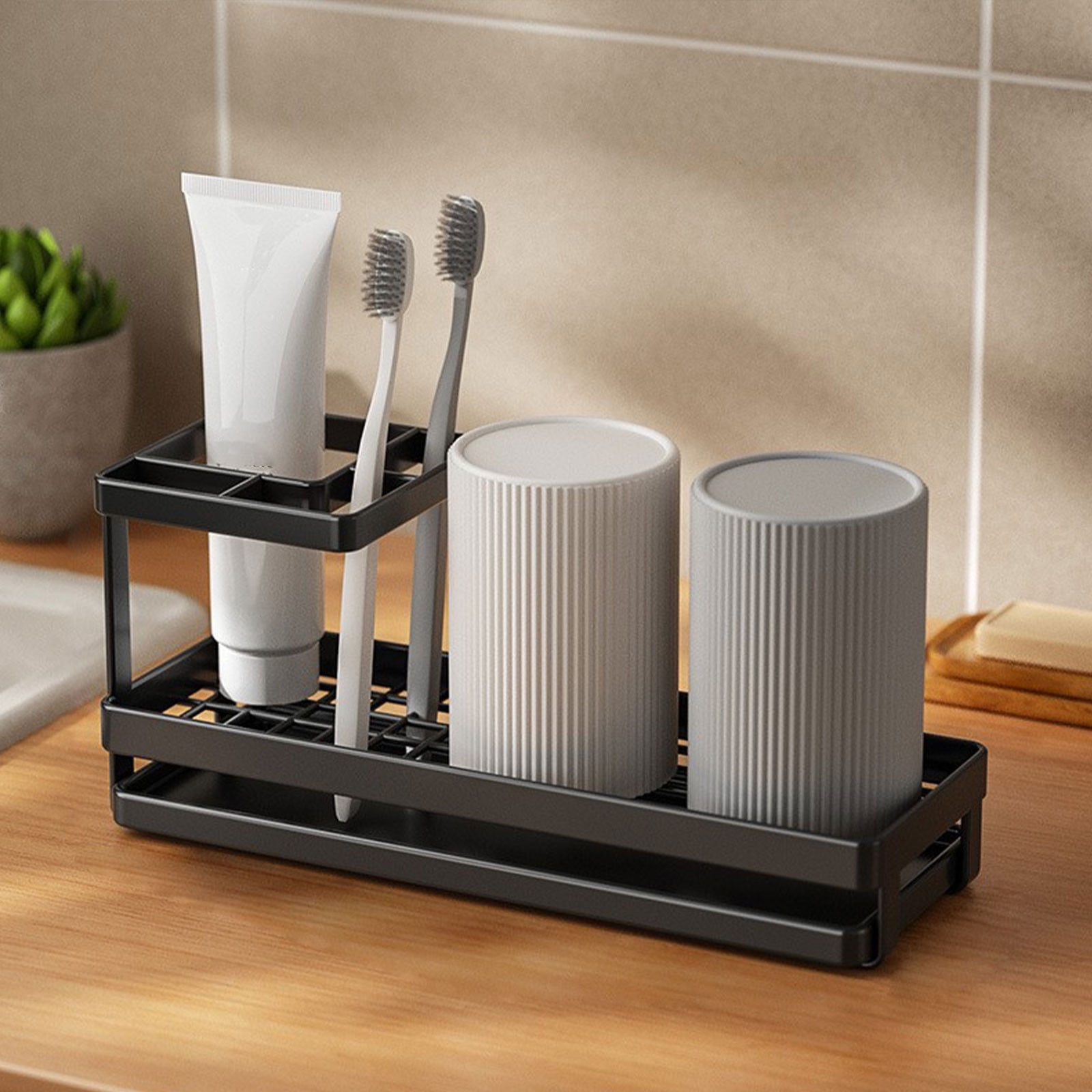 COFEST Toothbrush Holder for Bathroom Electric Toothbrush Holder ...