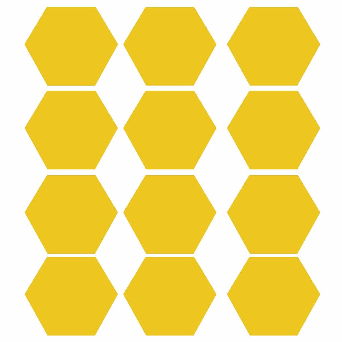 COFEST Wall Stickers,Hexagon Mirror Paste Acrylic-Decorative Mirror ...