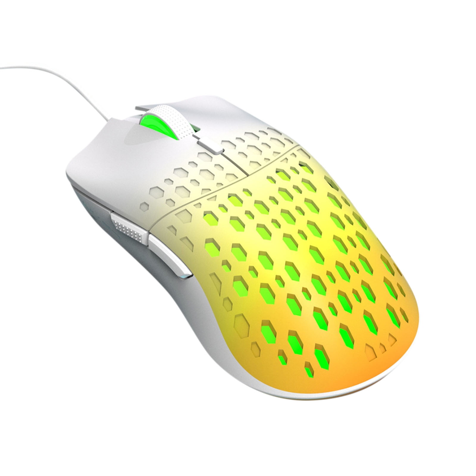 COFEST Wired Gaming Mouse Colorful Light Hole Esports Lightweight Mouse ...