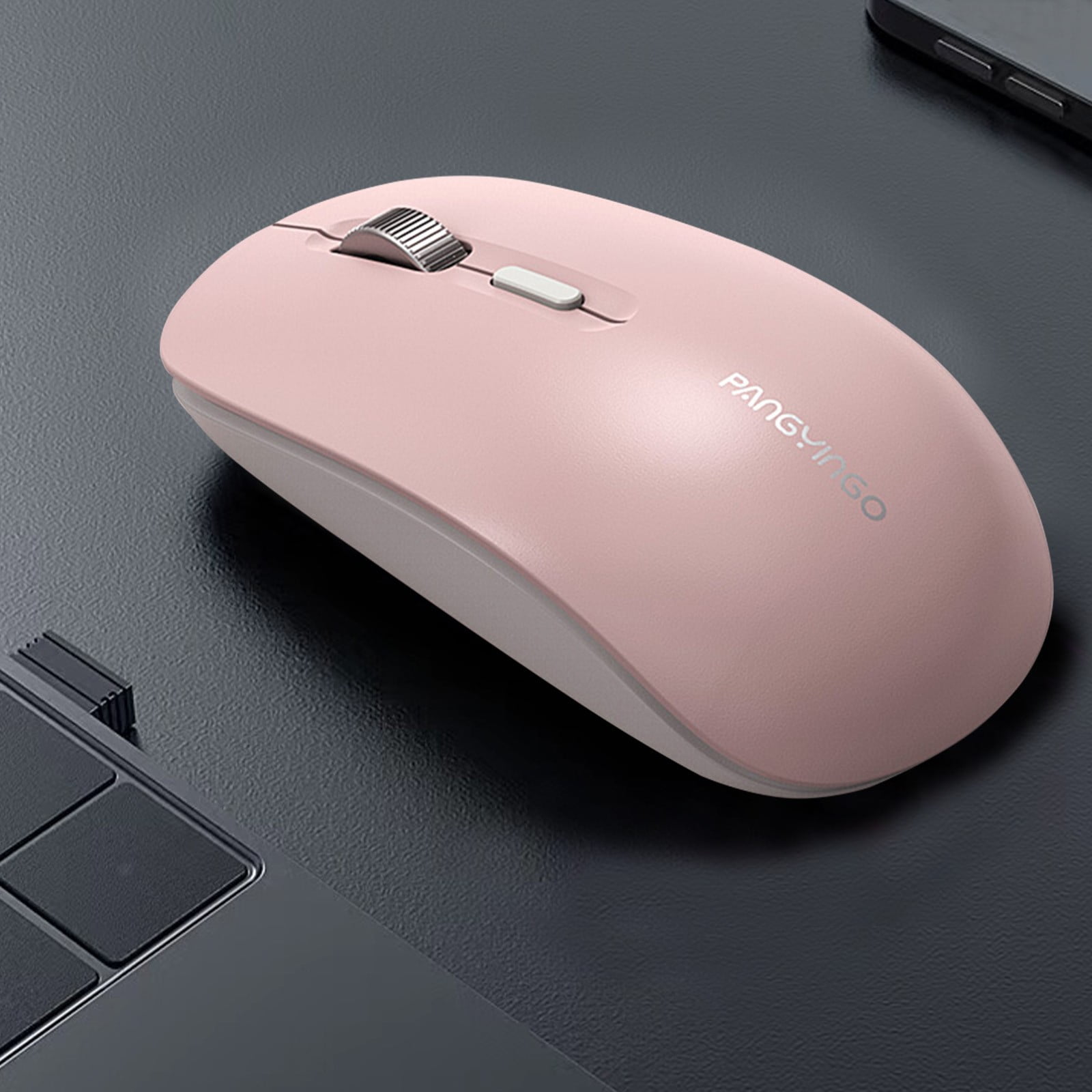 COFEST Wireless Mouse Charging Mute Office Large Capacity Battery Plug ...