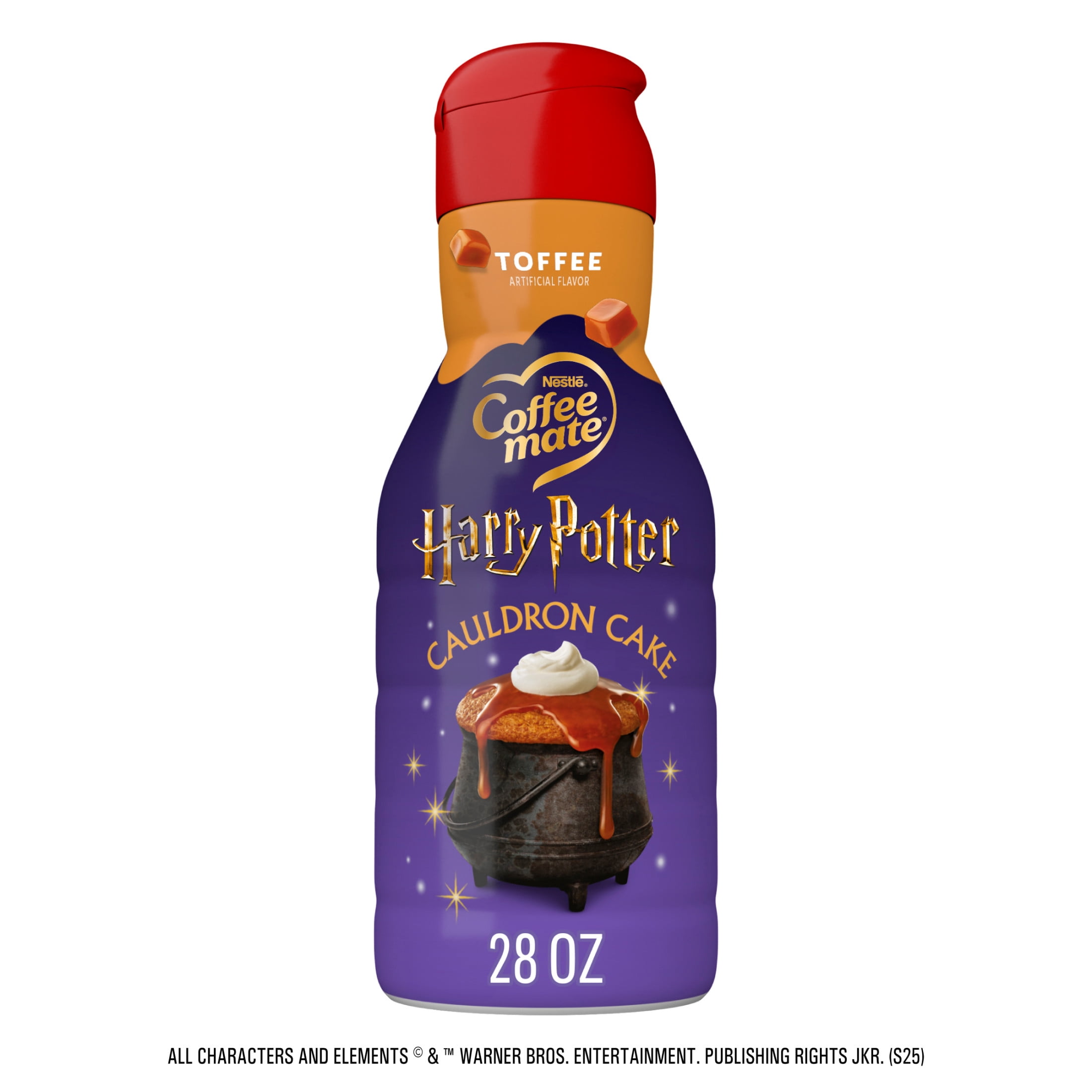 Coffee mate Harry Potter Cauldron Cake, Toffee Flavored Creamer, Liquid ...