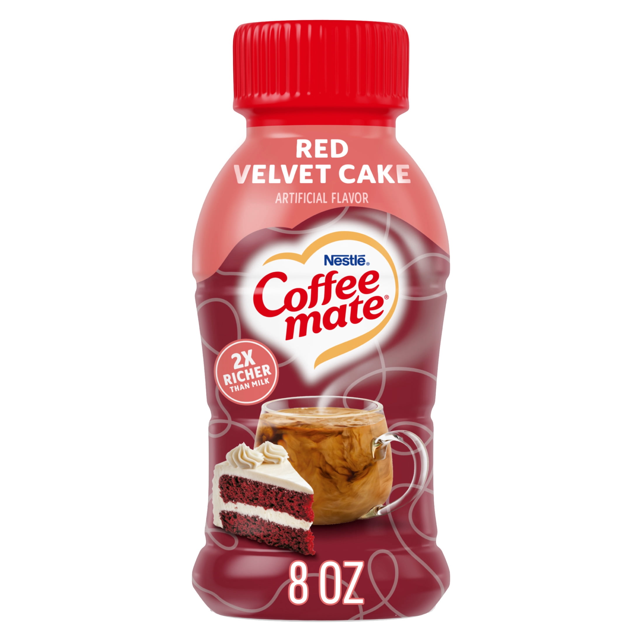 Coffee mate Red Velvet Cake Flavored Coffee Creamer, Non Dairy Coffee ...