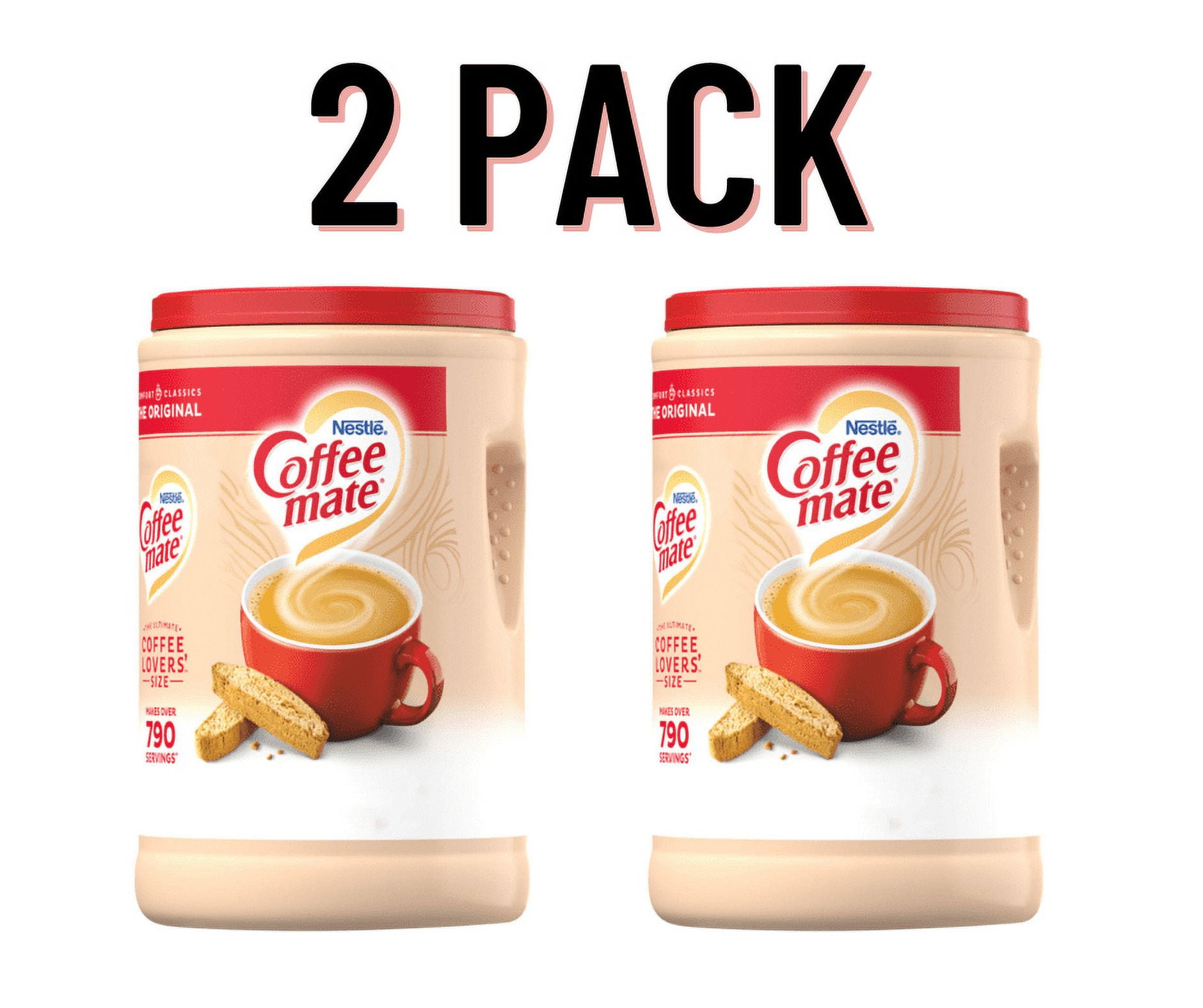 Coffeemate Original Powder Coffee Creamer 56 oz Pack of 2, Rich ...