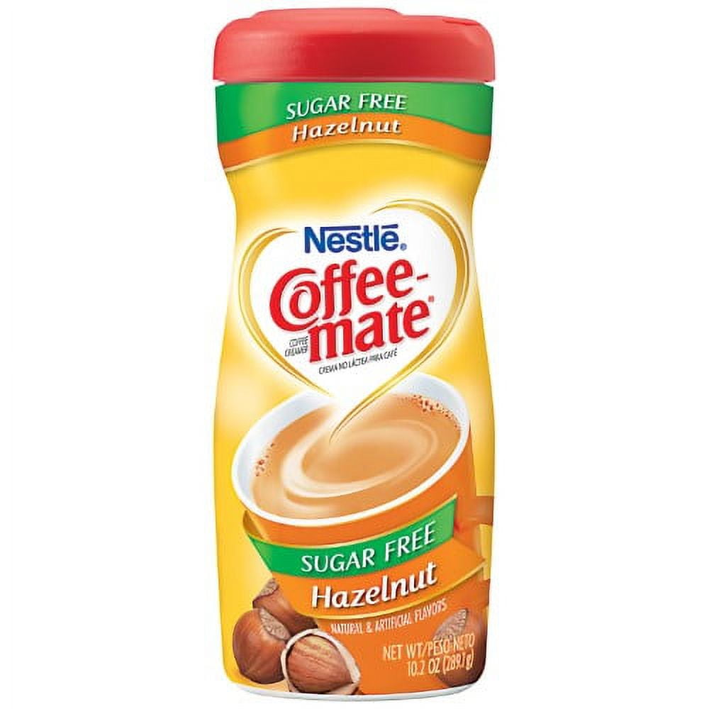 COFFEE MATE Sugar Free Hazelnut Powder Coffee Creamer 10.2 Oz. Canister ...