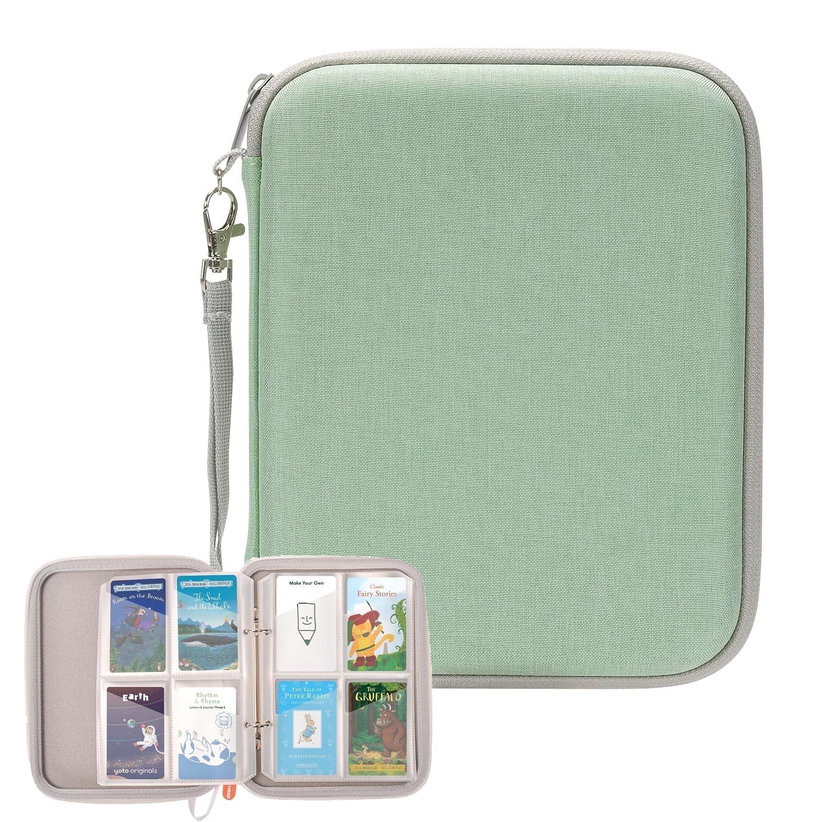 COFFLY YO-TO Card Case for 120 Yoto Cards, Soft Portable Folder Card ...