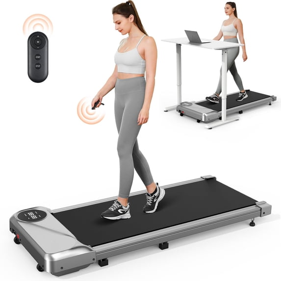 COFUNOK Walking Pad Under Desk, Portable Mini Treadmill for Home/Office ...