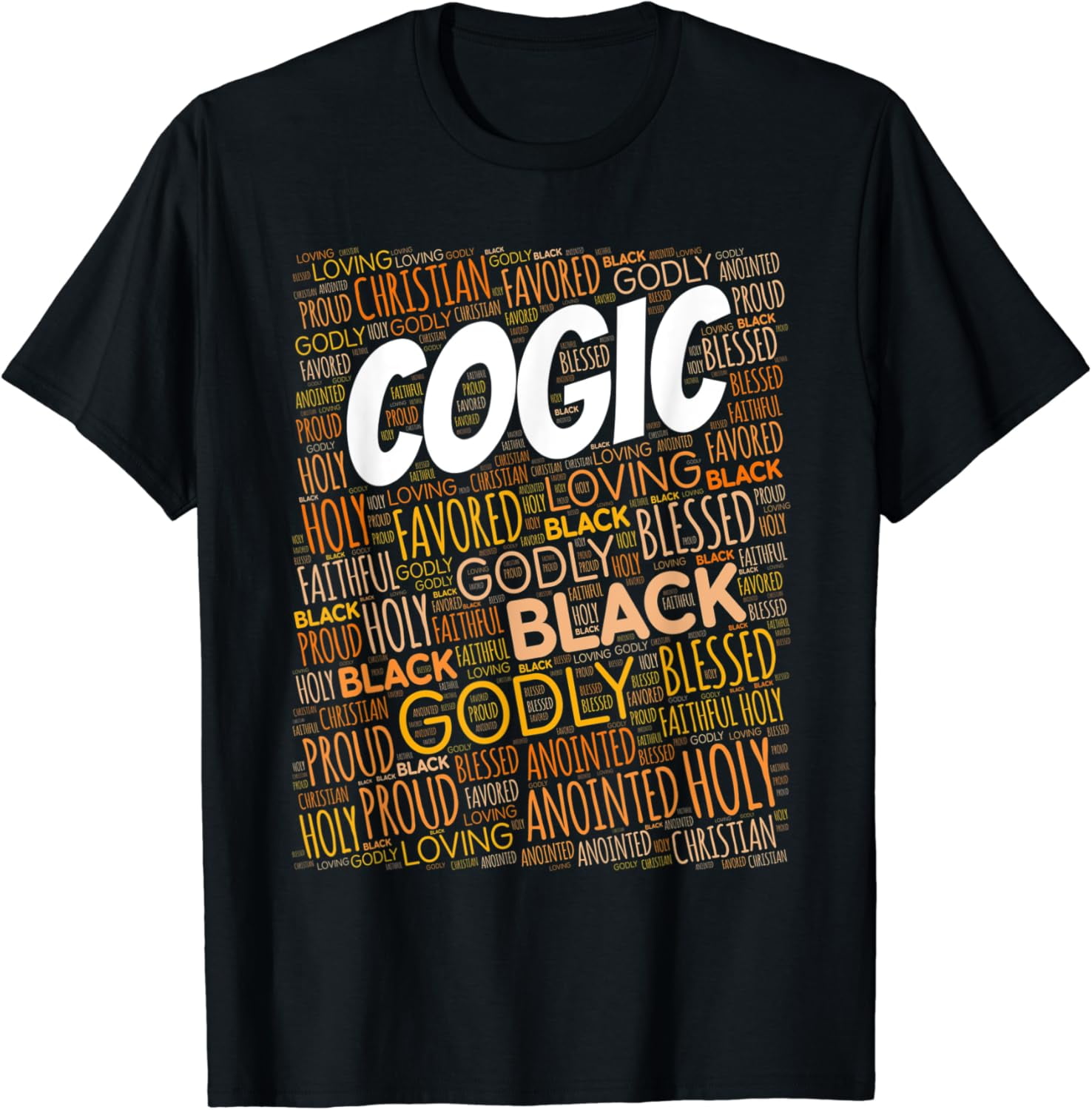 COGIC Proud Christian Religious T-Shirt Amazing COGIC Apparel - Walmart.com