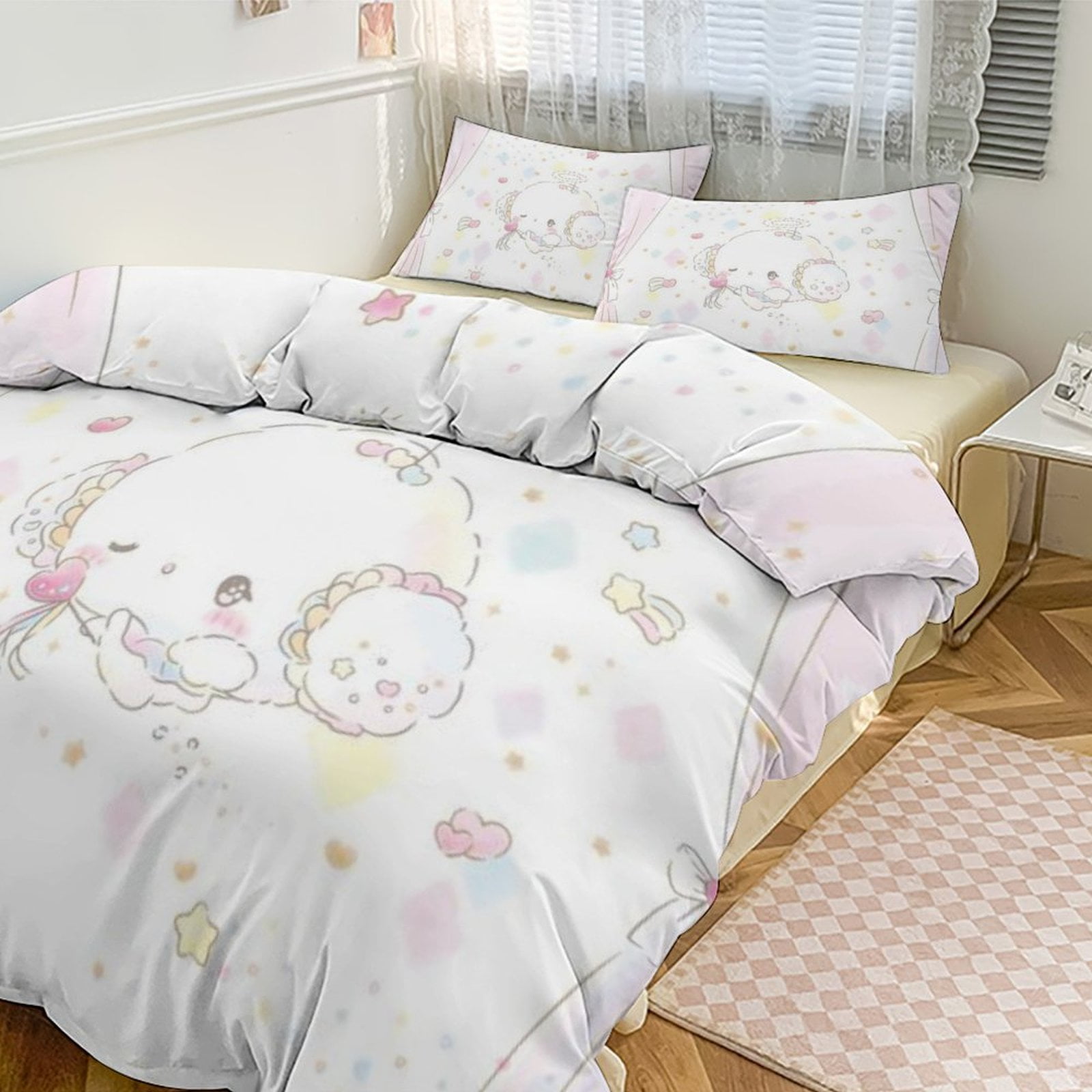COGIM-YUN Bedding Set Anime Three-piece for Boys Girls Teens Full COGIM ...