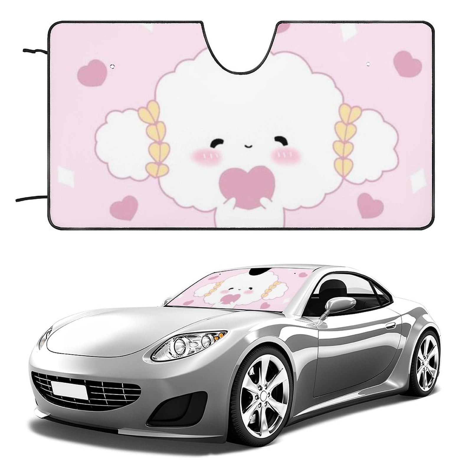 COGIMYUN Car Windshield Sunshade Anime for SUV pickup truck Gift 51"x28 ...