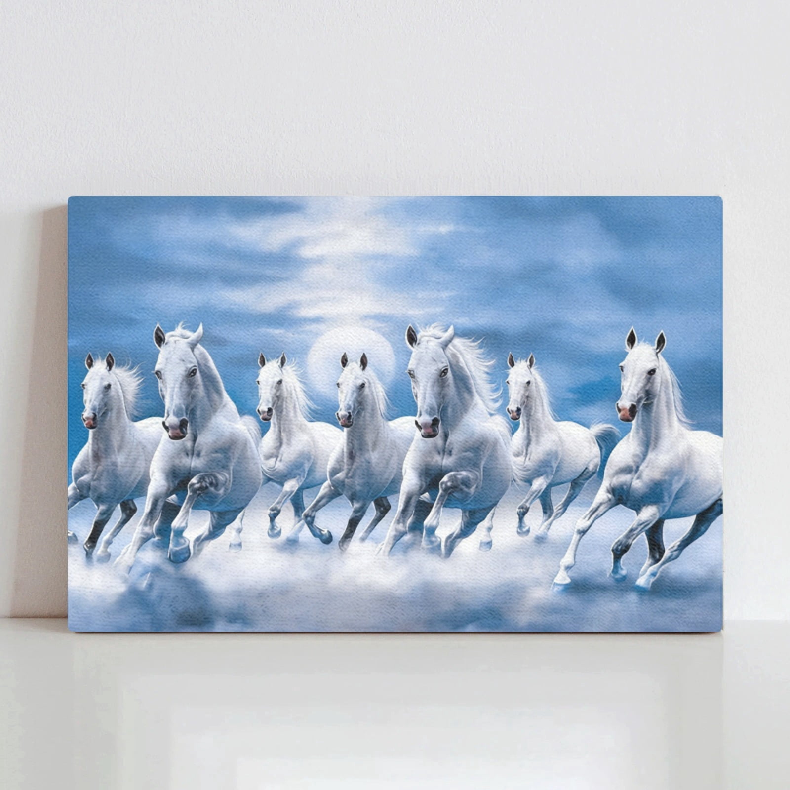 COGL Seven Lucky Running Wild Horses Wall Art Running Horses Wall Art ...