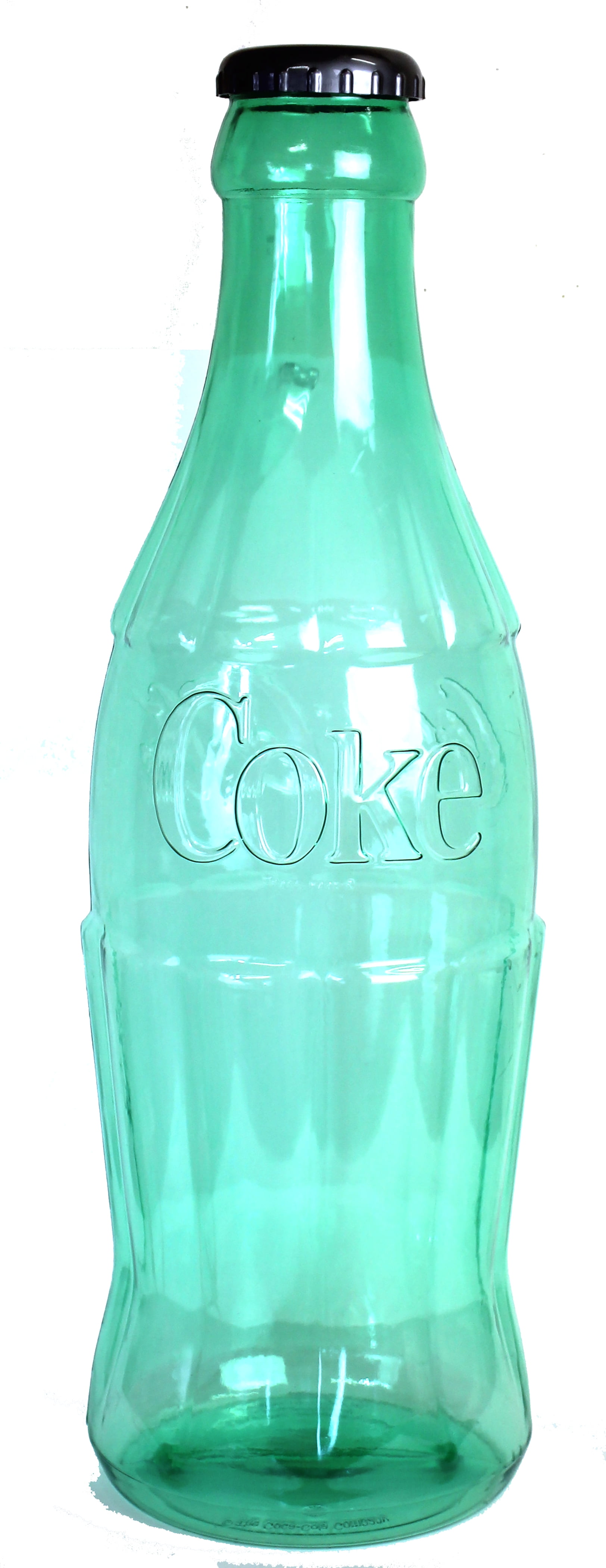 Coca-Cola 22 Inch Plastic Bottle Bank for Coins and Bills - Green ...