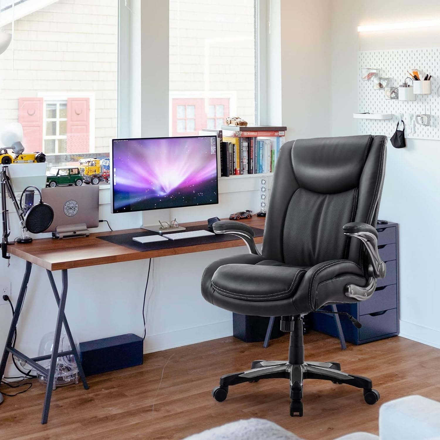 COLAMY Large Heavy Duty High Back Executive Computer Office Desk Chair ...