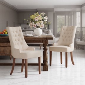 Better Homes & Gardens Canton Captains Dining Chair, Tobacco Oak, 2 ...
