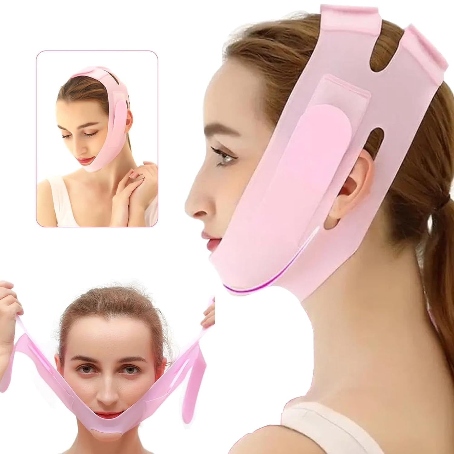 COLBEX Silicone VLine Lifting Chinstrap VLine Mask Chinstrap for ...