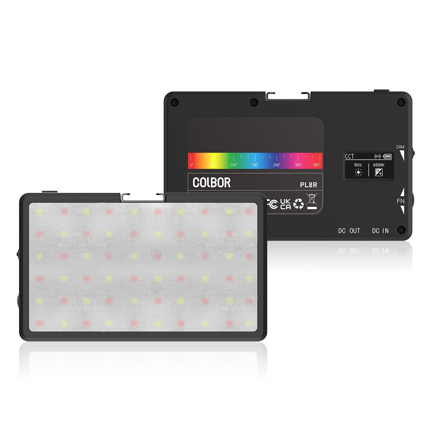 COLBOR PL8R Pocket RGB Video Light 2700K-6500K Photography LED Fill ...
