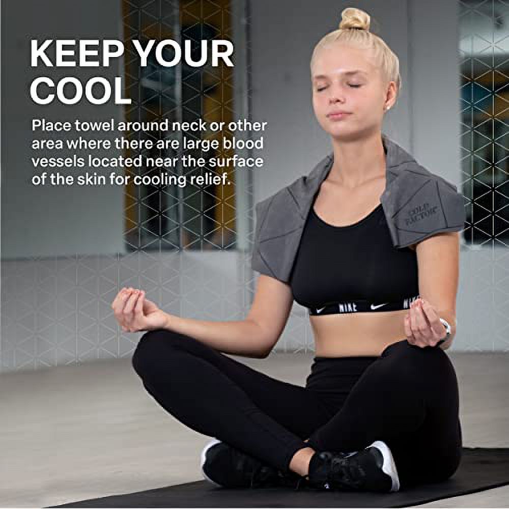 COLD FACTOR Premuim PVA Cooling Towel-10 Pack-Chill Pad Lasts up to 5 ...