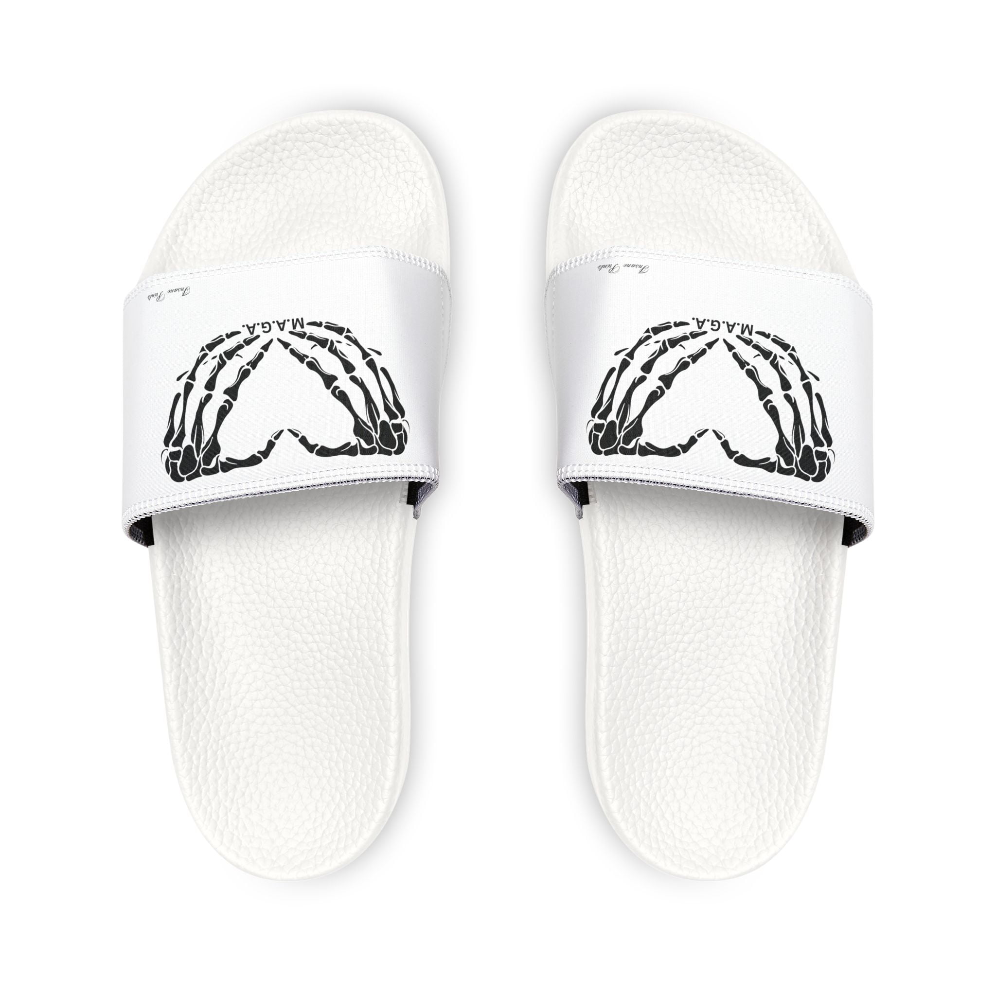COLD LOVE MAGA Men's PU Slide Sandals - Walmart.com
