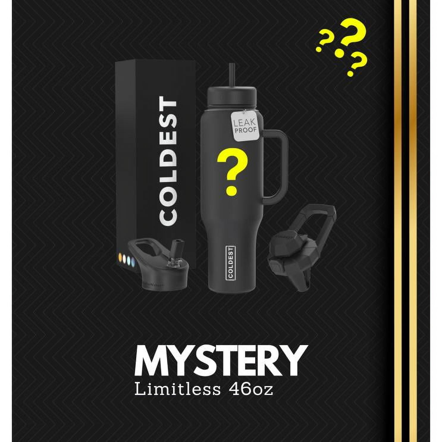 COLDEST Drops | Tumbler with Handle and Straw | 100% Leakprof Prevents ...