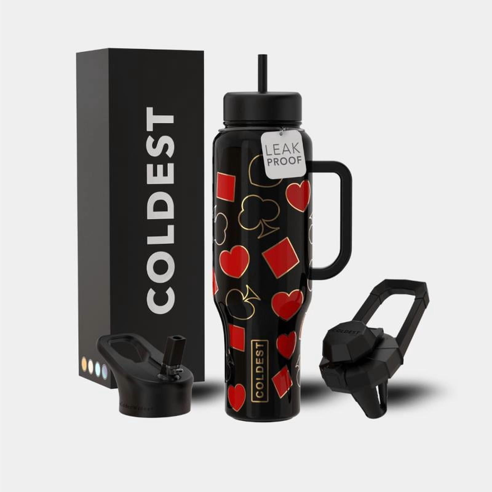 COLDEST Drops v7 | Tumbler with Handle and Straw | 100% Leakprof ...