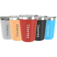 Coolflask 32 oz Insulated Water Bottle with Strap, Stainless Steel ...